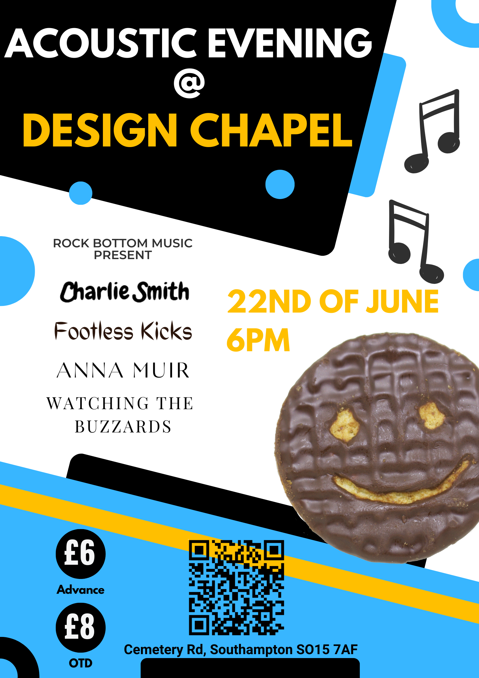 Acoustic Evening @ Design Chapel - Southampton Focus