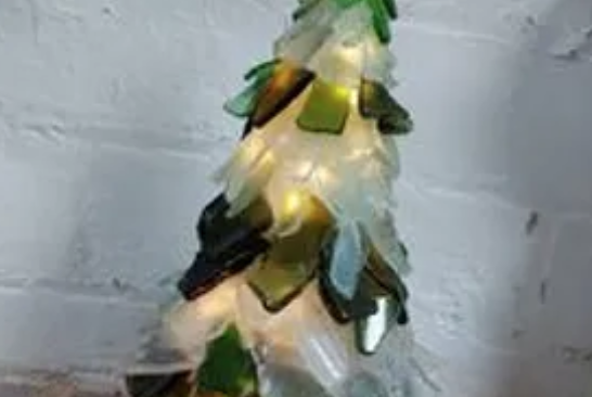 Sea-Glass Light Up Christmas Tree - Southampton Focus